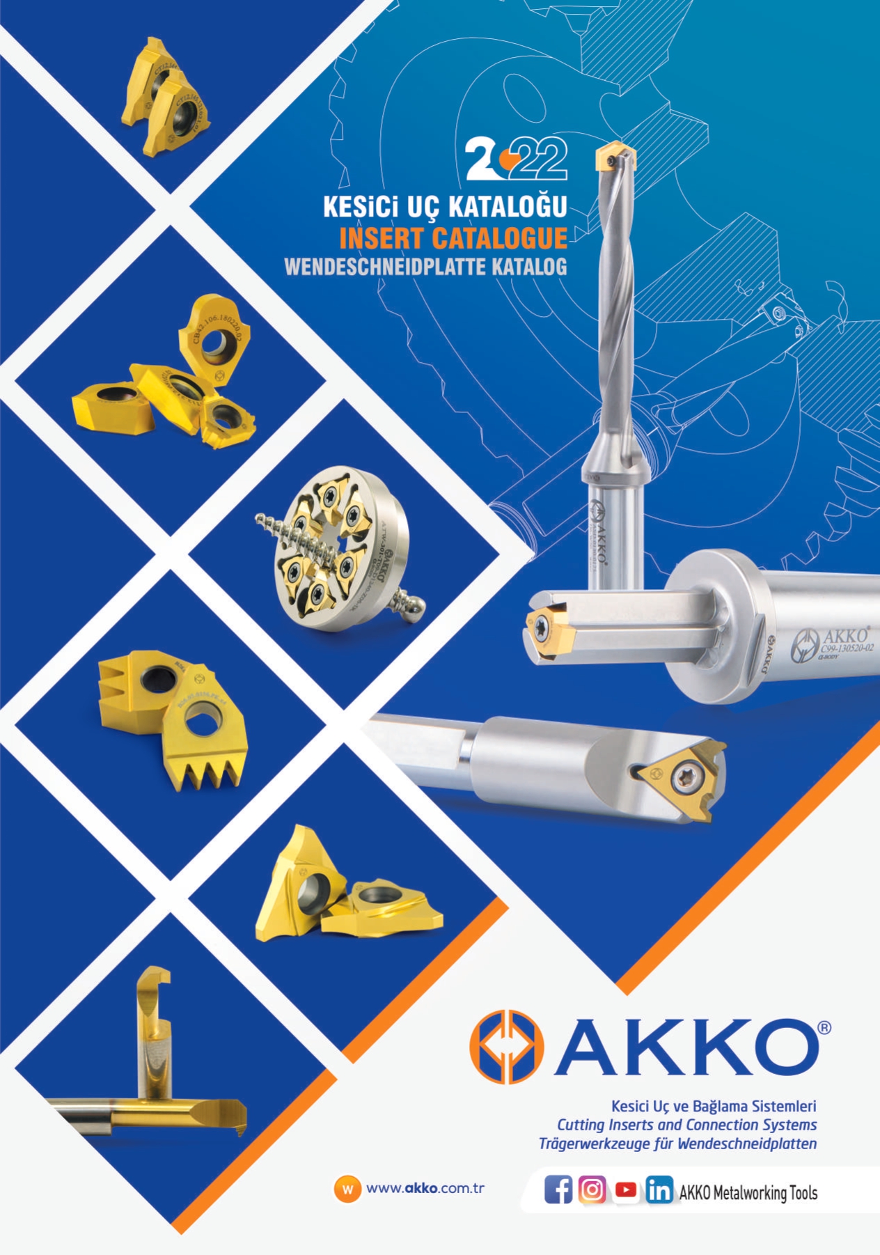 ÜRÜN KATALOĞU - AKKO METAL WORKING TOOLS | Cutting Tools ‎| CNC Cutting Applications