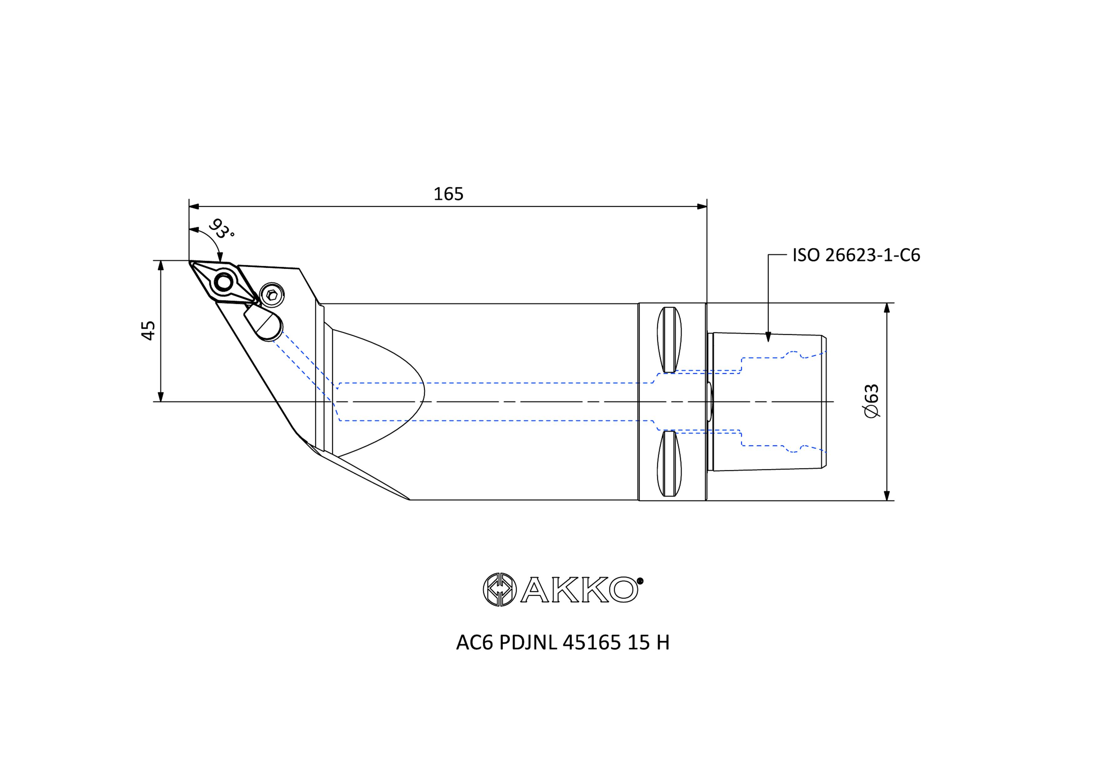 AC6 PDJNL 45165 15 H - EXTERNAL TURNING - AKKO METAL WORKING TOOLS ...